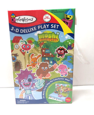 Moshi Monsters Colorforms 3D Deluxe Playset New With Damaged Box | eBay