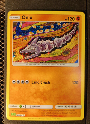 Pokemon Onix 010/034 Holo Pokemon Card Game Classic English New Promo ...