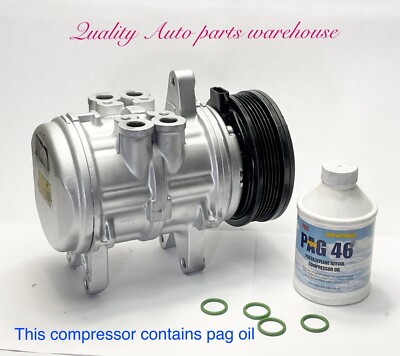 1982-1993 Ford Mustang 5.0L, 3.8L OEM Ford Reman A/C Compressor W/Denso ...