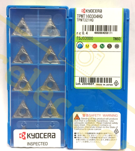 New 10PCS/ KYOCERA TPMT160304HQ TN60 TPMT321HQ Cermet Inserts Fast ...