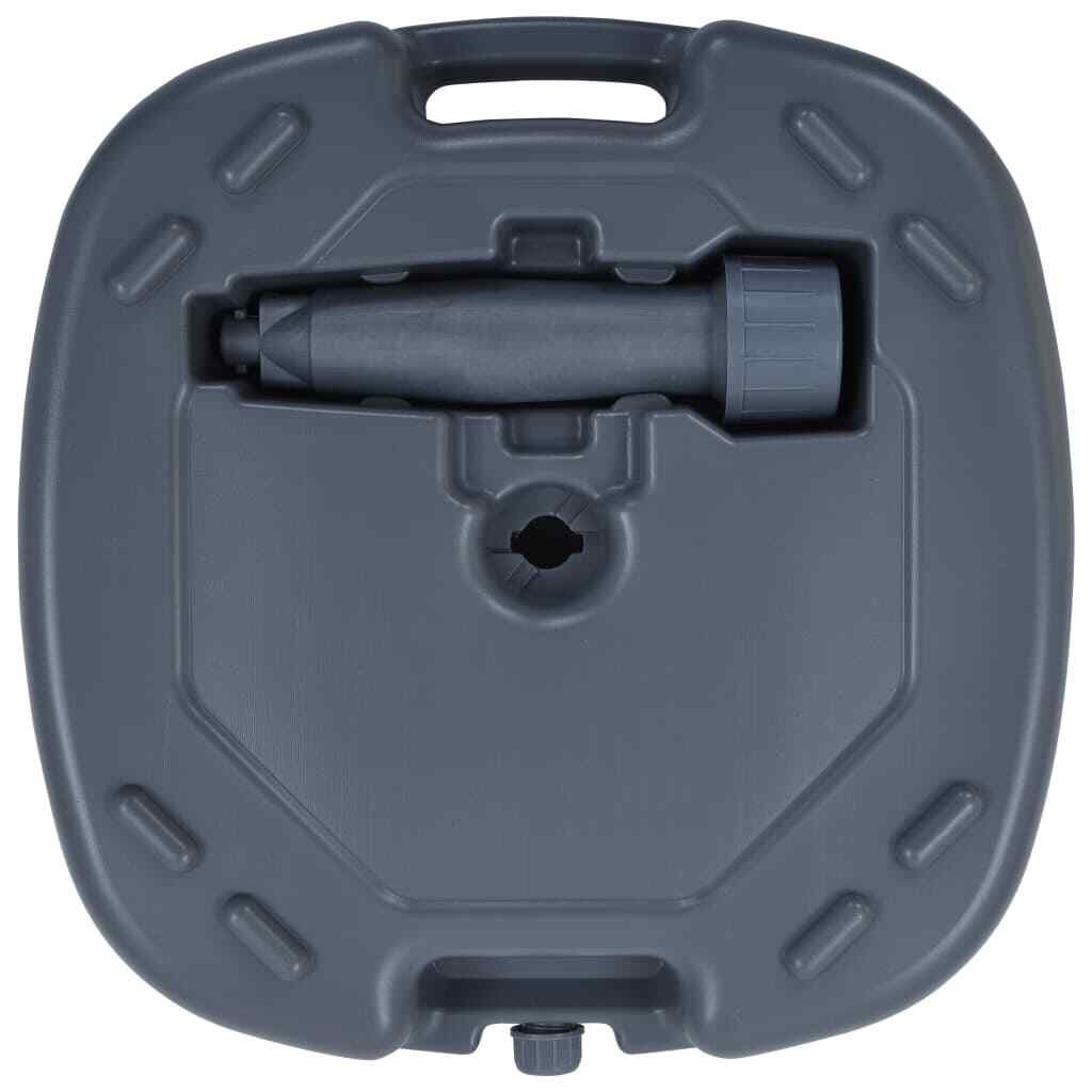 Portable Umbrella Base Grey Sand / Water Filled vidaXL | eBay