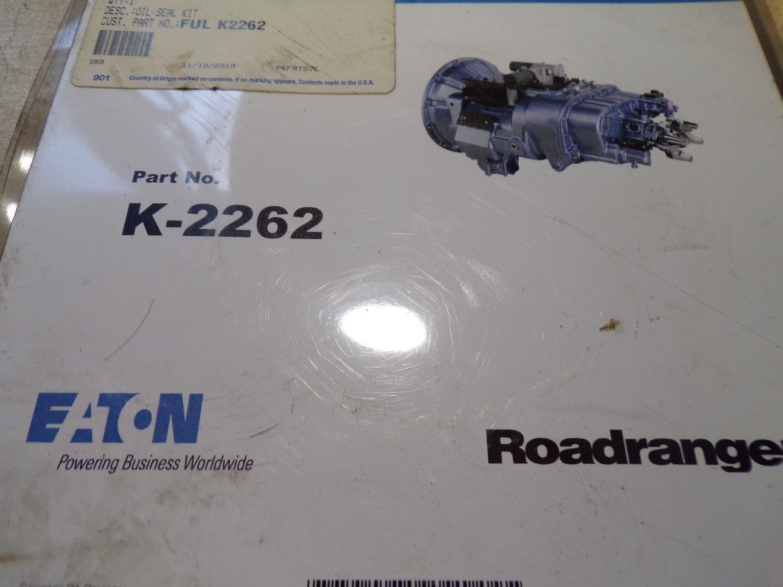 NEW Eaton Fuller FUL K2262 Roadranger Oil Seal Kit *FREE SHIPPING* | eBay