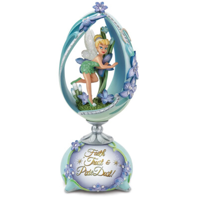 Disney Tinker Bell Sculptural Egg Faith, Trust, and Pixie Dust Bradford ...