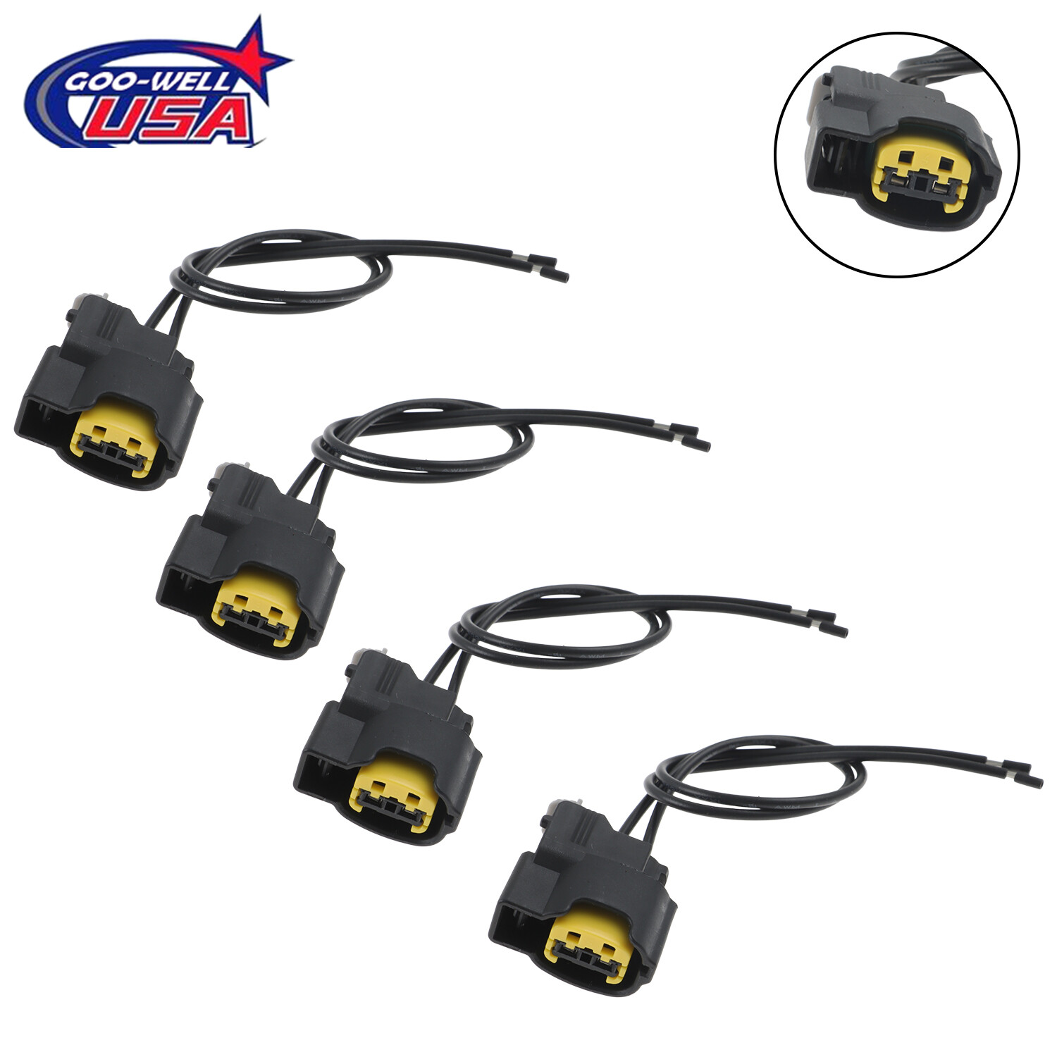 Set of 4 Ignition Coil Wire Harness Pigtail Fit for 2013-2020 Hyundai ...