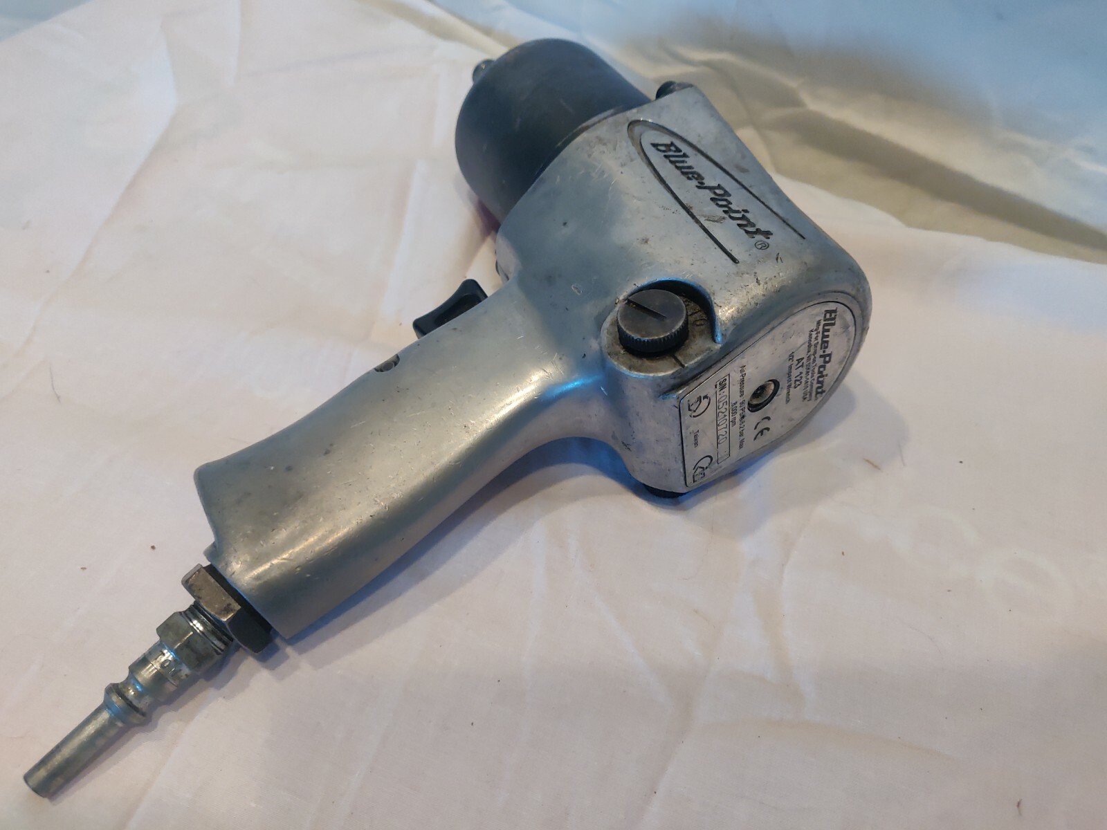 Blue Point AT123 1/2" 90psi 8000rpm Pneumatic Impact Wrench/Gun. Nice ...