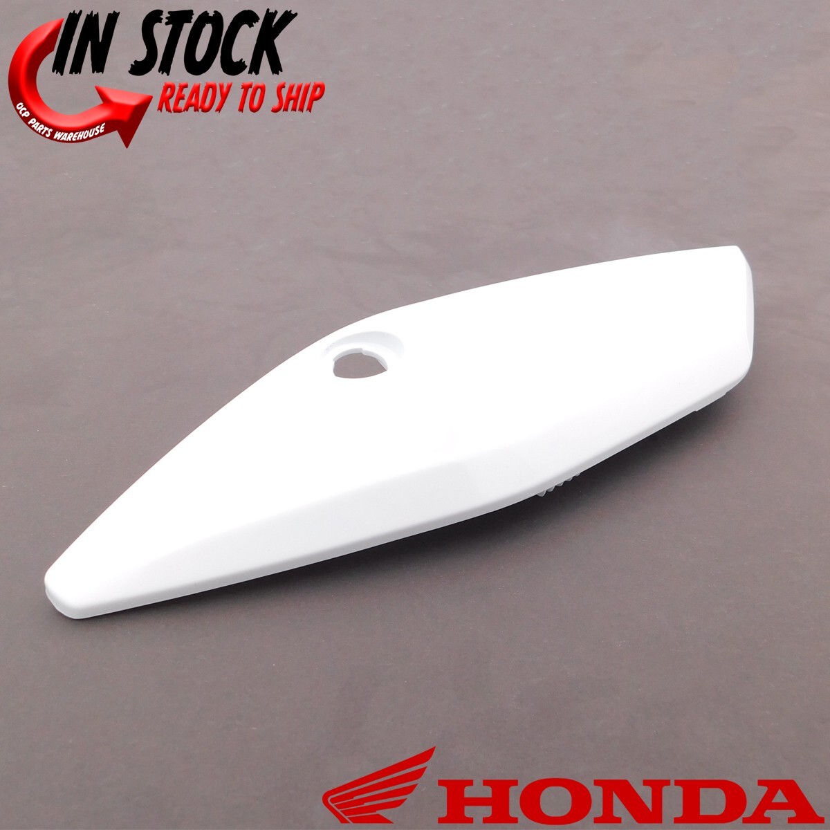 HONDA TOOL BOX COVER (ROSS WHITE) 2013-2020 CRF250L OEM 83602-KZZ-900ZB ...