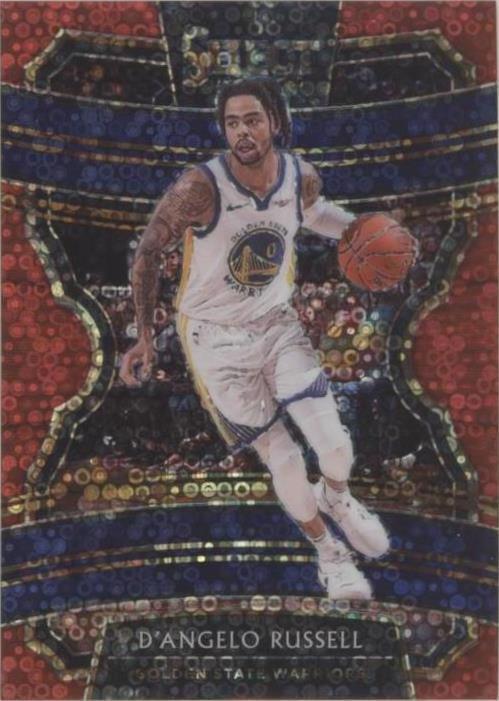 2019-20 Panini Select - Concourse D'Angelo Russell #88 Red Disco Prizm ...