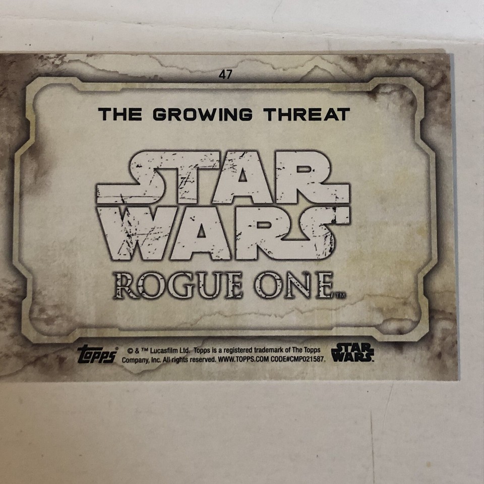 Rogue One Trading Card Star Wars #47 Cassian Andor | eBay