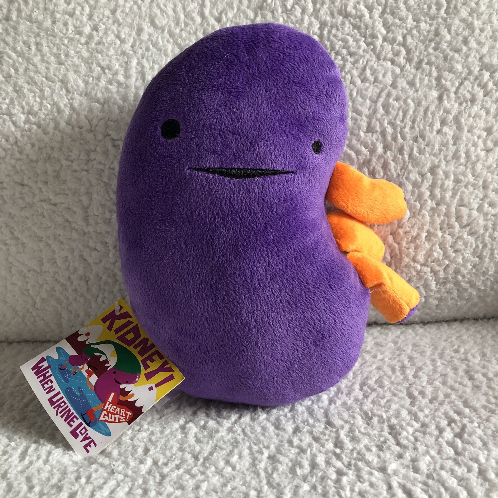 I Heart Guts Plush Purple Kidney When Urine Love Organ Stuffed Toy 2012 ...