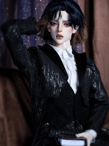 Vampire Boy 1/3 BJD Doll Uncle Handsome Man Resin Eyes Face Up Wig Suit ...