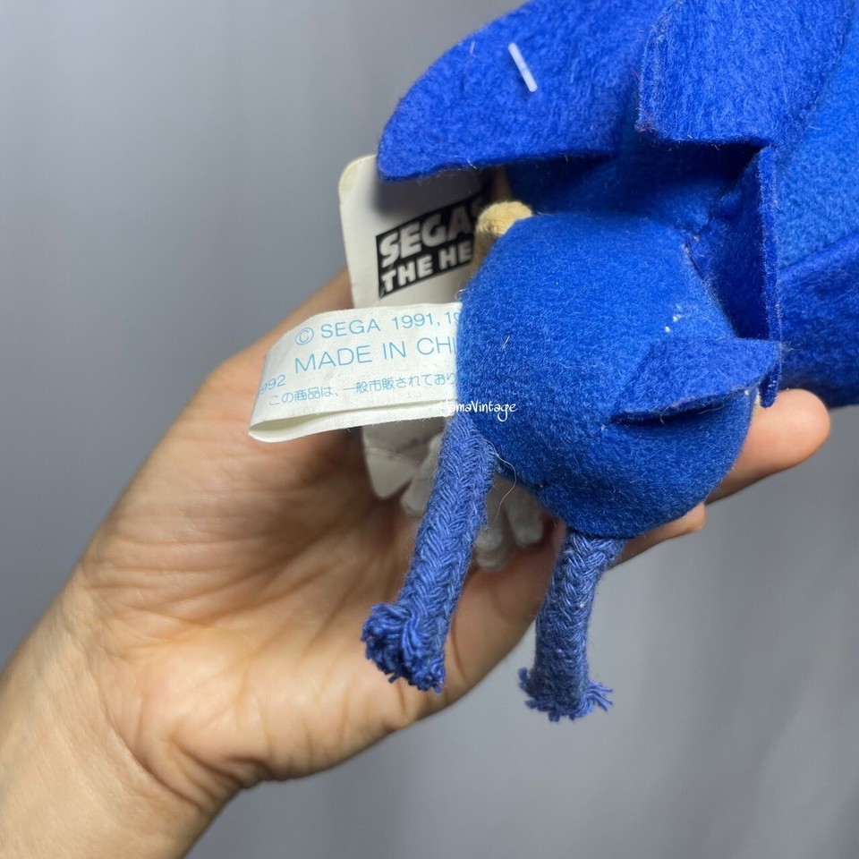 Sonic the Hedgehog Plush Vintage 1991, 1992 SAGE 5.5-5.8" Stringy Arms ...