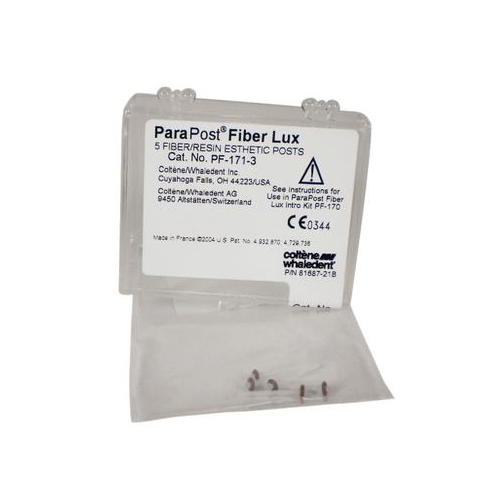 Coltene Whaledent PF171-3 ParaPost Fiber Lux Posts Size # 3 Brown 5/Pk ...