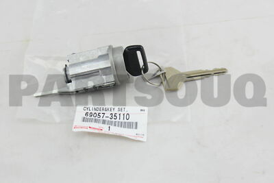 6905735110 Genuine Toyota CYLINDER & KEY SET, IGNITION SWITCH LOCK | eBay