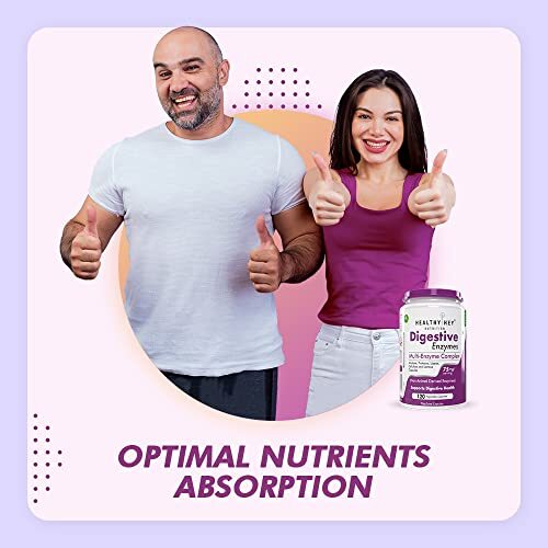 Healthy Hey Nutrition Digestive Enzymes Capsules - Amylase, Lipase ...