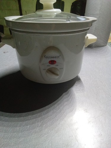 Continental Electric Slow Cooker 1.6 Quart White Model CE33211 Crock ...