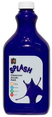 Splash Classroom Acrylic Paint Purple 2L | eBay