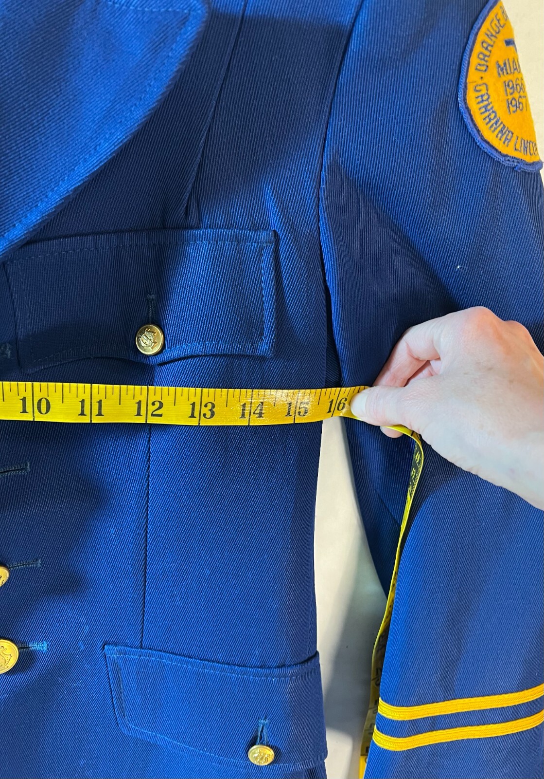 Vintage Band Uniform Jacket Girls Size S - Gem