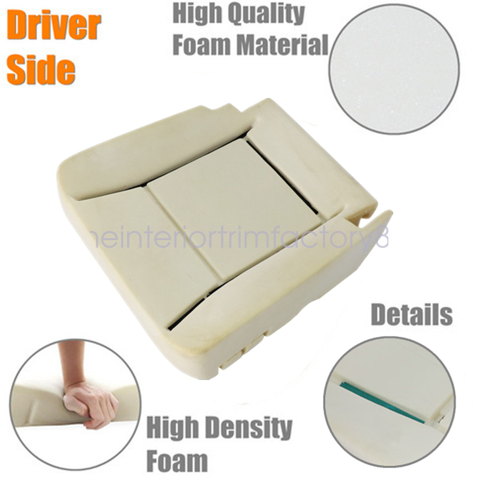 For 06-10 Dodge Ram 1500 2500 3500 4500 5500 Driver Seat Bottom Foam ...