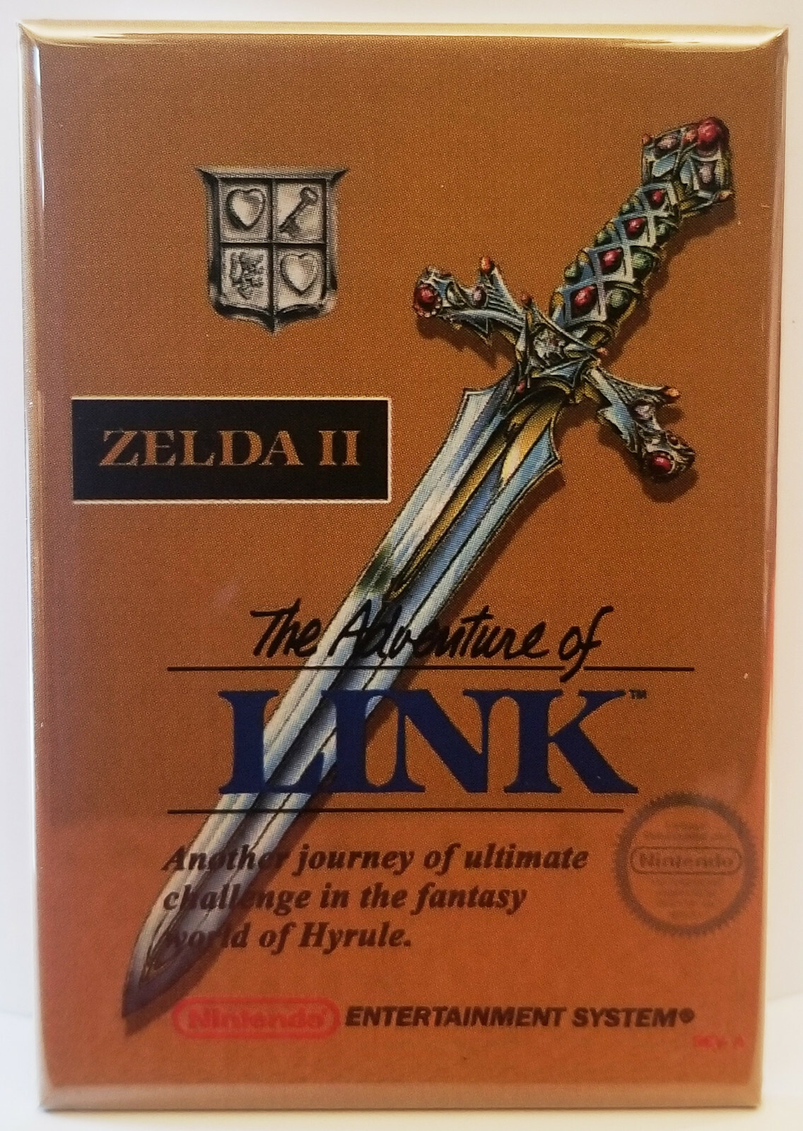 Legend of Zelda 2 MAGNET 2"x3" Refrigerator Locker Nintendo Vintage ...