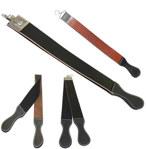 3 Pack Professional Barber Leather Strop Straight Razor Sharpening ...