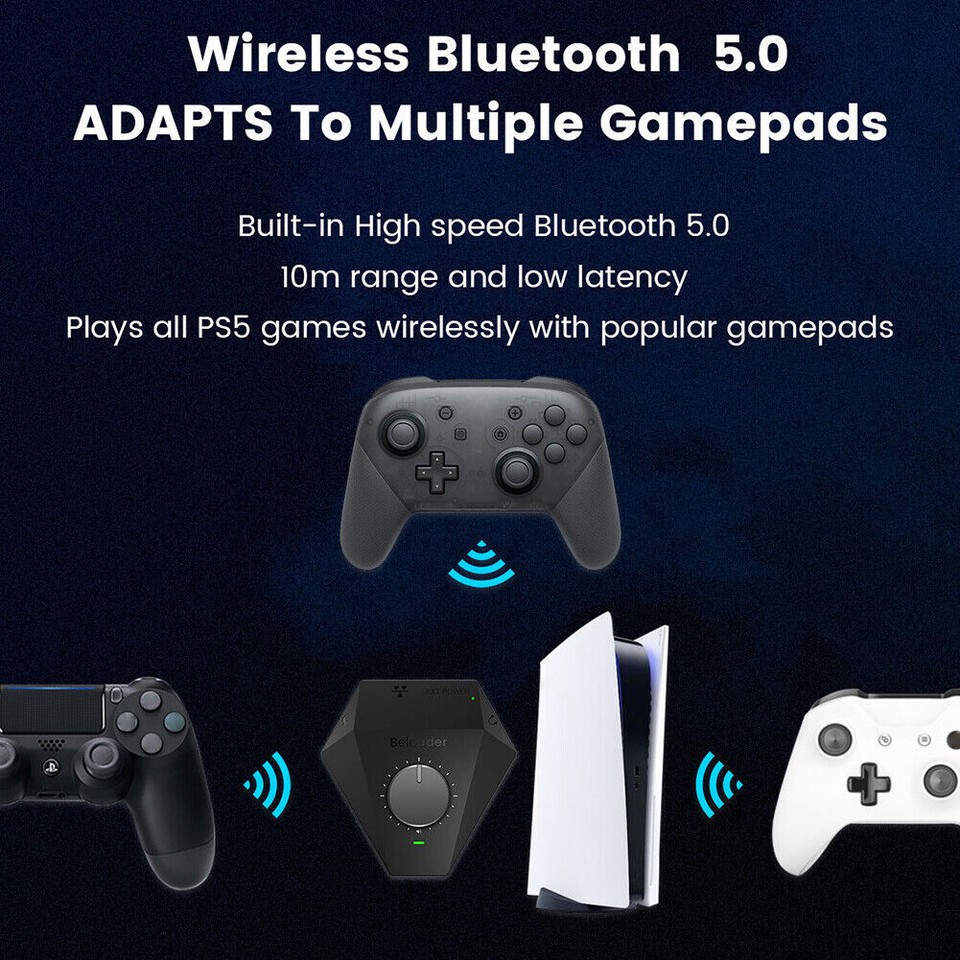 Beloader Pro Adapter Video Game Adapter fit All PS5 Game with your USB ...
