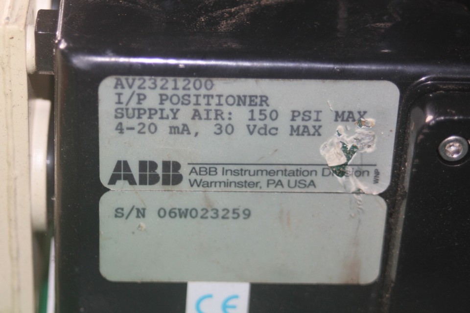 ABB Pneumatic Positioner AV2321200 | eBay