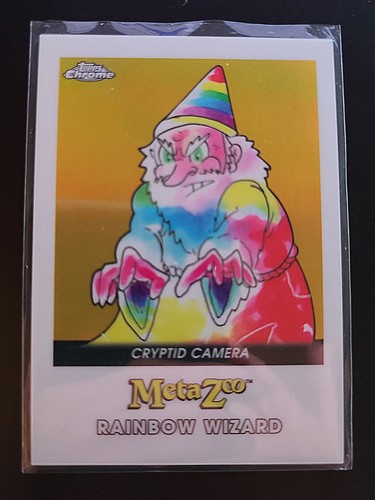 MetaZoo Topps Chrome GOLD RAINBOW WIZARD 15/50 CRYPTID CAMERA #121-F | eBay