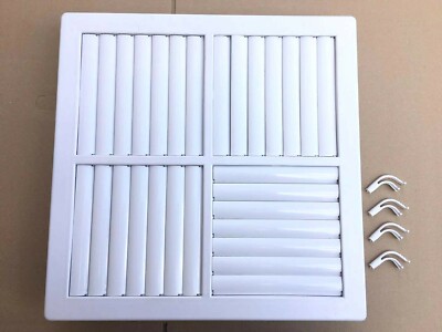 4Way Vent Multi Outlet Aircon Heating Cooling vents square 289x289mm ...