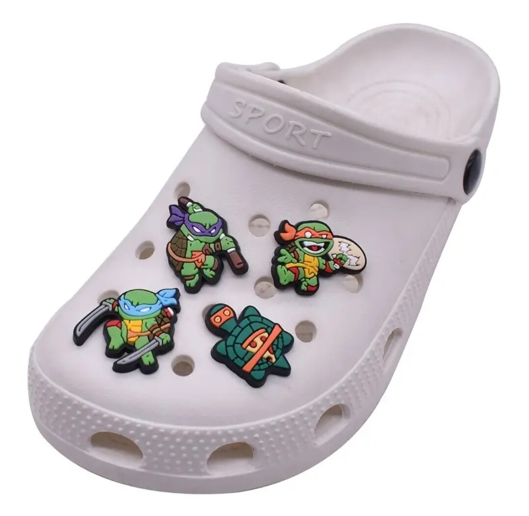 TEENAGE MUTANT TURTLES Croc Charms; MIX/MATCH DISCOUNT ON ALL CHARMS ...