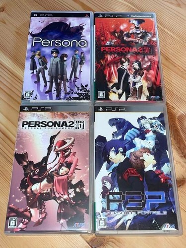 Persona 1 & 2 Innocent Sin & Eternal Punishment & 3 PSP PlayStation ...