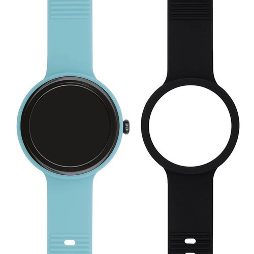 Orologio Hip Hop Smart Soundwave HWU1194 Watch Silicone Azzurro Nero ...