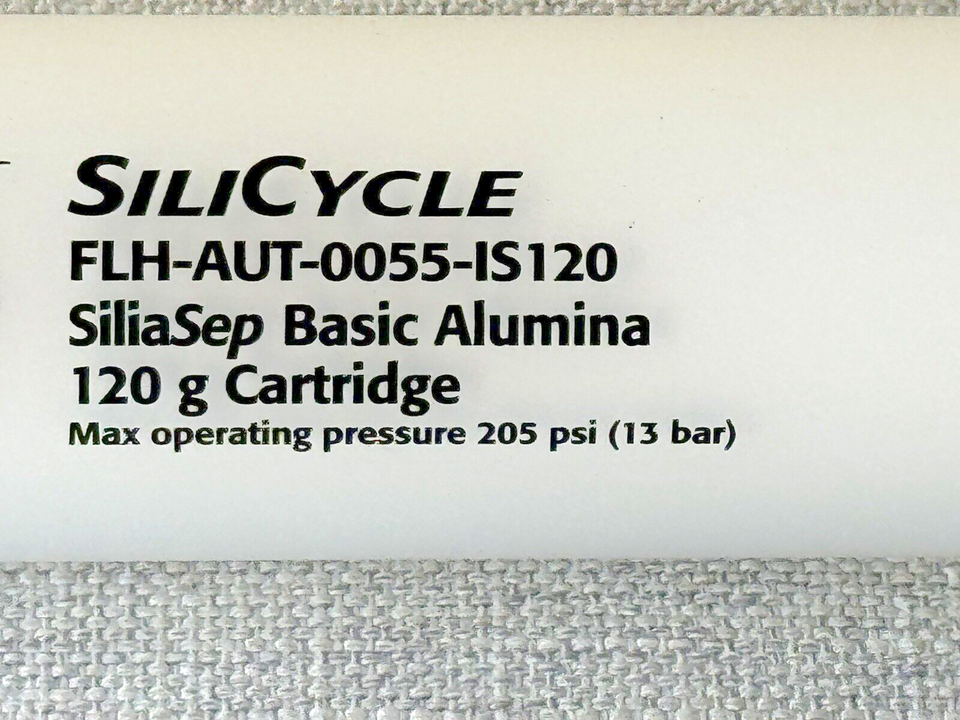 SiliCycle FLH-AUT-0055-IS120 SiliaSep Basic Alumina 120g Cartridge | eBay