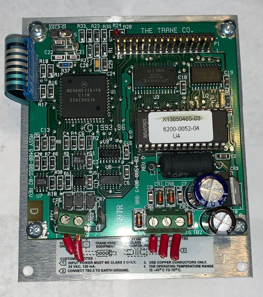 Trane X13650465 Human Interface Operator Panel Keypad Chiller 6400-0855 ...