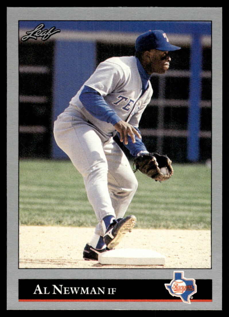 1992 Leaf #511 Al Newman Texas Rangers | eBay
