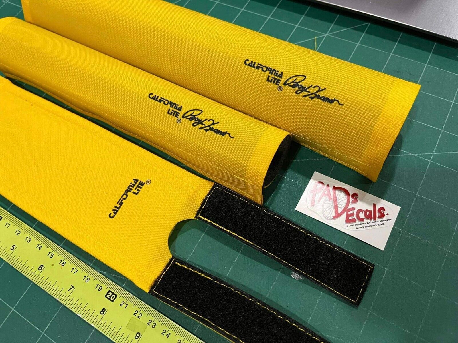 Padset california lite Bmx pads padset yellow | eBay
