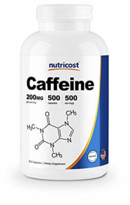 Nutricost Caffeine Pills, 200mg Per Serving (500 Caps) | eBay