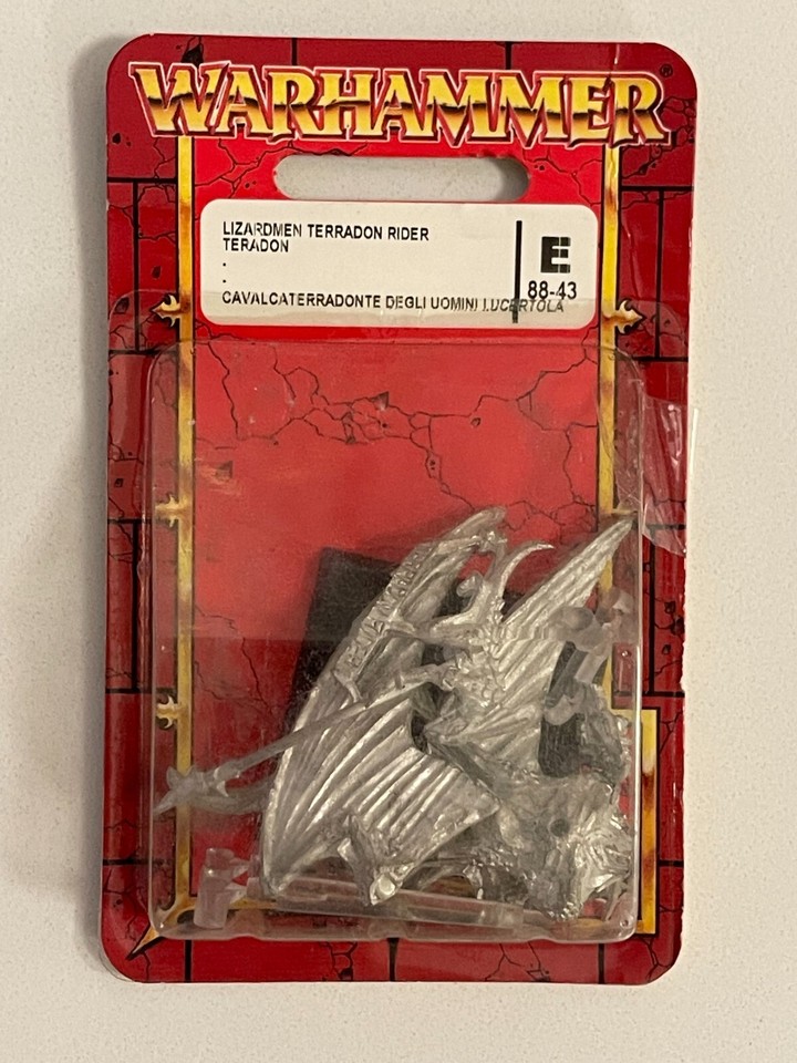Lizardmen Terradon Riders | Warhammer The Old World | OOP Metal ...