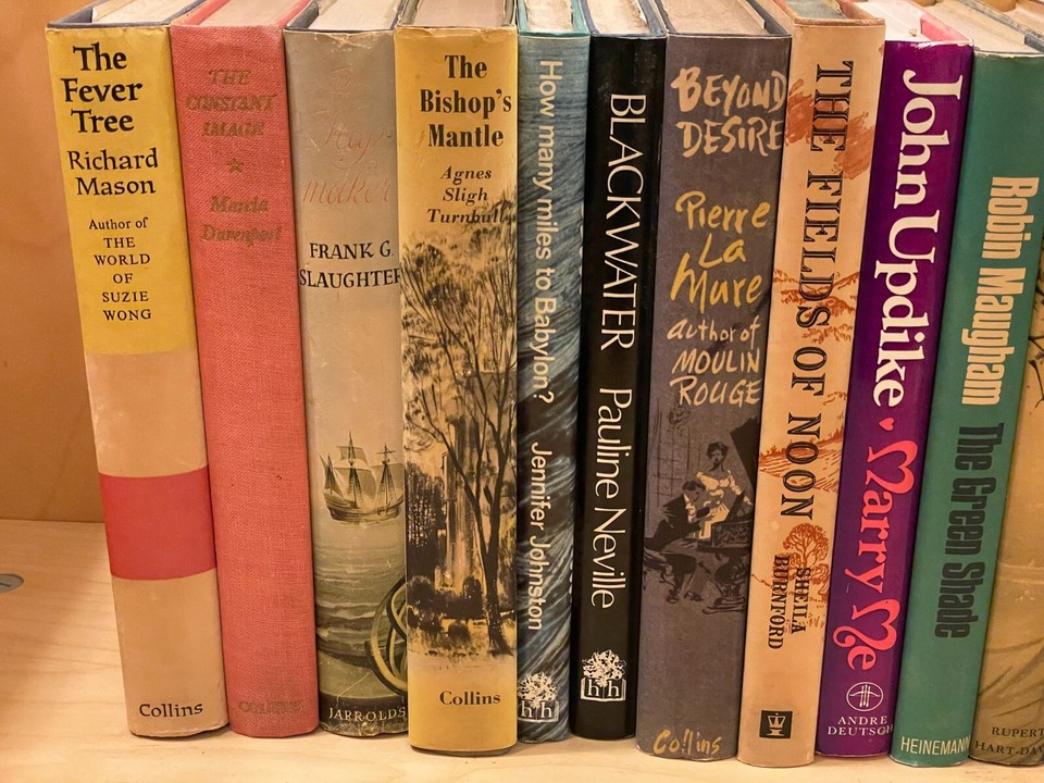 19 x Vintage Fiction Books John Updike Galsworthy Kate Thompson etc Job ...