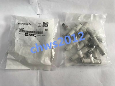 10 PCS NEW IN BOX SMC throttle valve AS1001FM-04 # | eBay