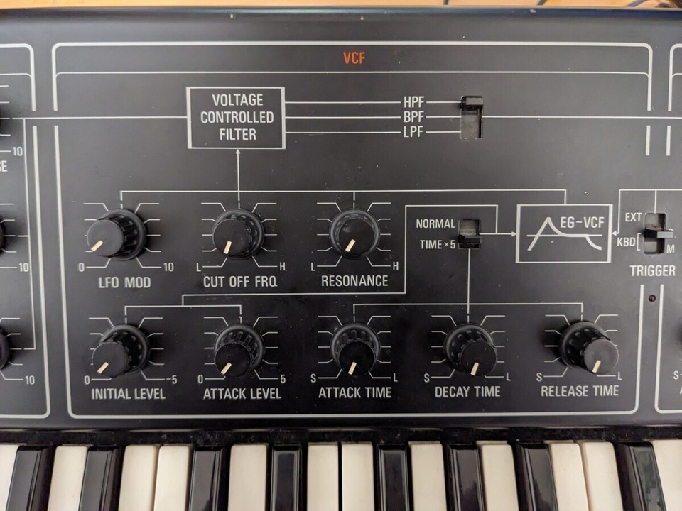 YAMAHA CS-10 37-Key Monophonic Analog Keyboard Synthesizer Black | eBay