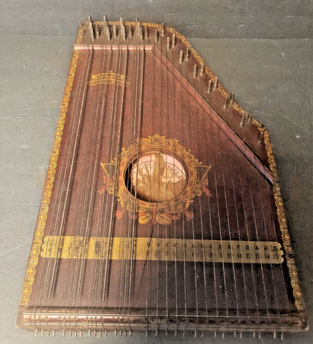 Vintage US Guitar Zither Co Oscar Schmidt American Mandolin Harp 1900 ...