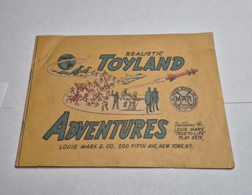 1958 Louis Marx Realistic Toyland Adventures 16 Page Play Set Catalog ...
