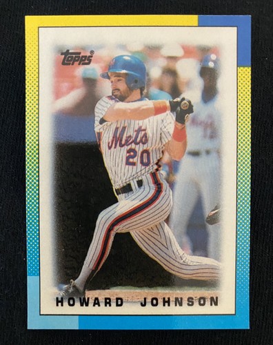 1990 Topps Mini Howard Johnson #67 NY Mets | eBay