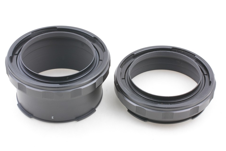 Rare! Outer bayonet type [MINT] Pentax 6x7 Extention tube 1 & 2 Set ...