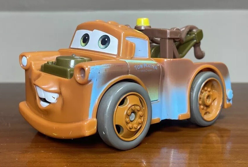 Disney Pixar Cars Shake N Go Tow Mater Race Car Mattel 2005 | eBay UK