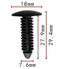 10x BMW 7.6mm Xmas Tree Interior Panel Seat Boot Carpet Trim Clips ...