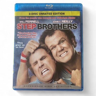 Step Brothers (2-Disc Unrated Edition) [Blu-ray] DVDs Very Good ...