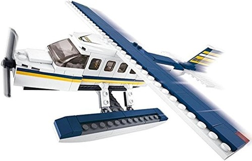 214 Pcs Sluban B0361 Aviation Z Seaplane Building Blocks Set Kid Toy ...
