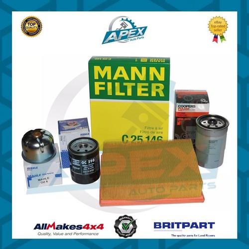 OEM Service Filter Kit, Öl Luft Benzin Filter Range Rover L405 4.4 SDV8 ...