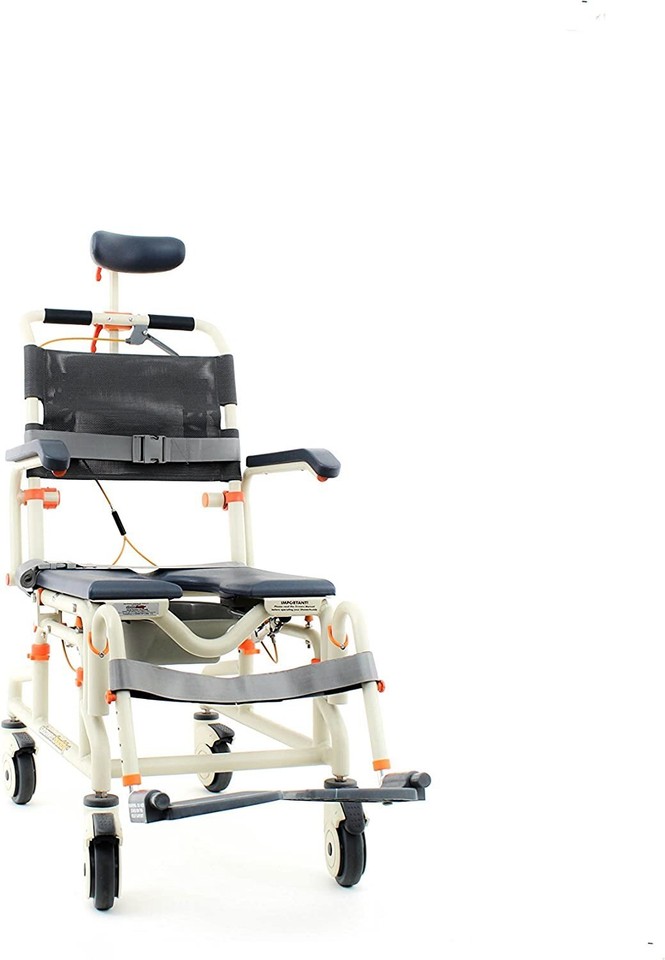 ShowerBuddy SB3T Roll in Bath Shower Commode Chair with Tilt ...